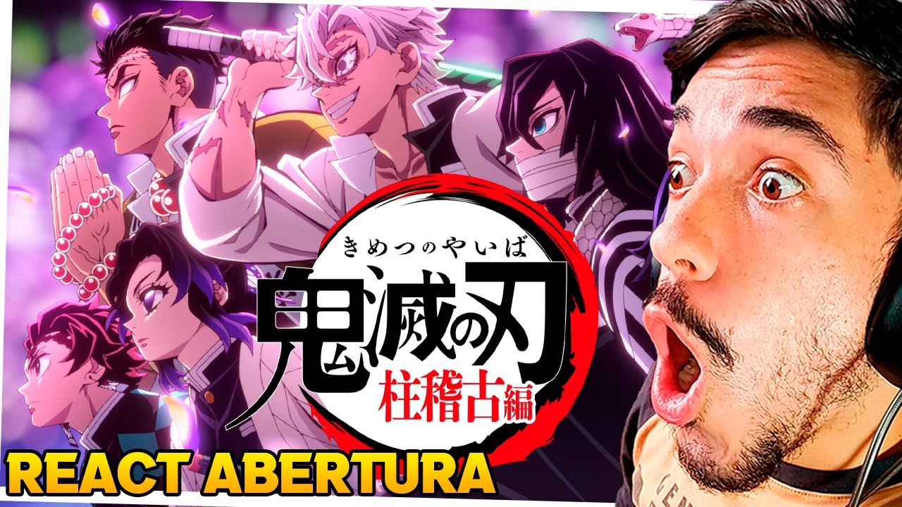 ABERTURA NOVA DA 4° TEMPORADA | REACT DEMON SLAYER - KIMETSU NO YAIBA: HASHIRA TRAINING - YouTube