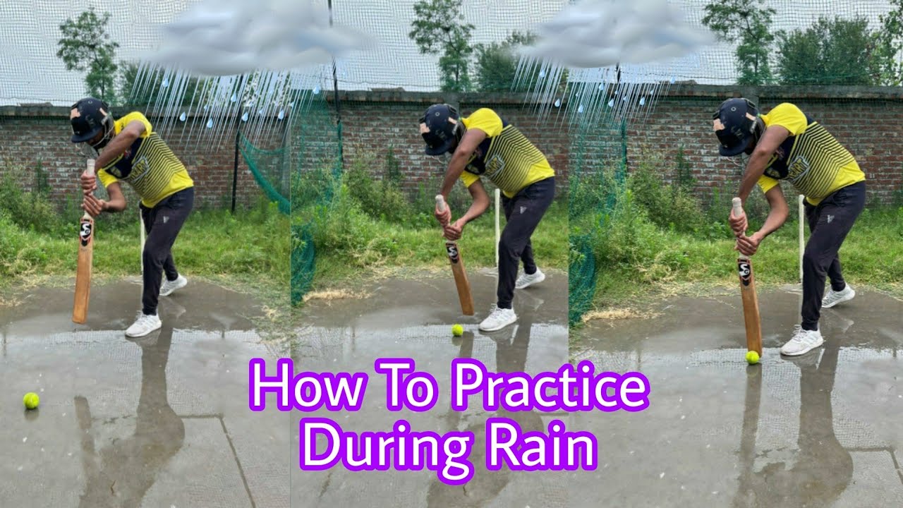 How To Practice Cricket During Rain | - YouTube