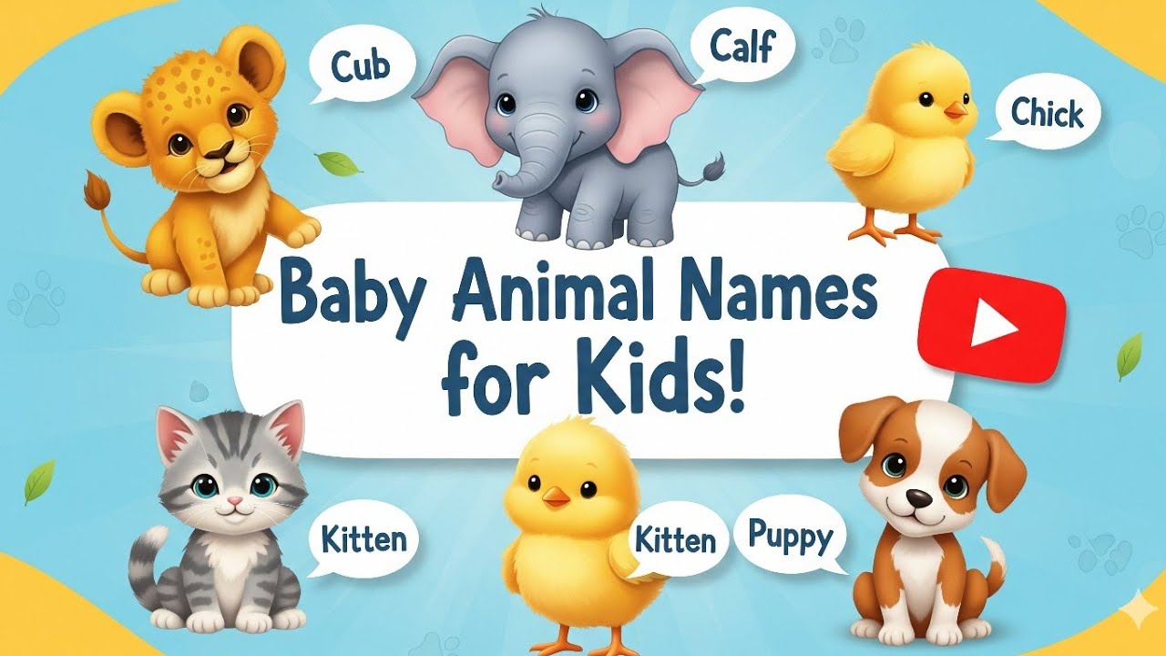 Baby Animals| Animals and their babies | Preschoolers & Toddlers ...
