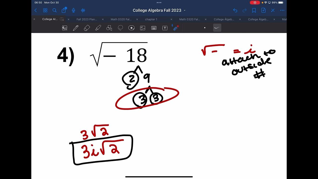Topic 18 Solving Using the Square Root Method - YouTube