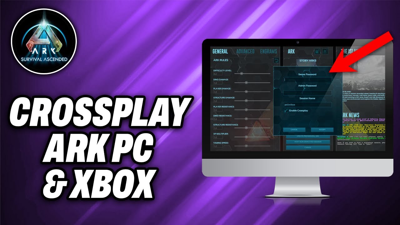 How To Crossplay ARK PC and Xbox - Quick Help - YouTube