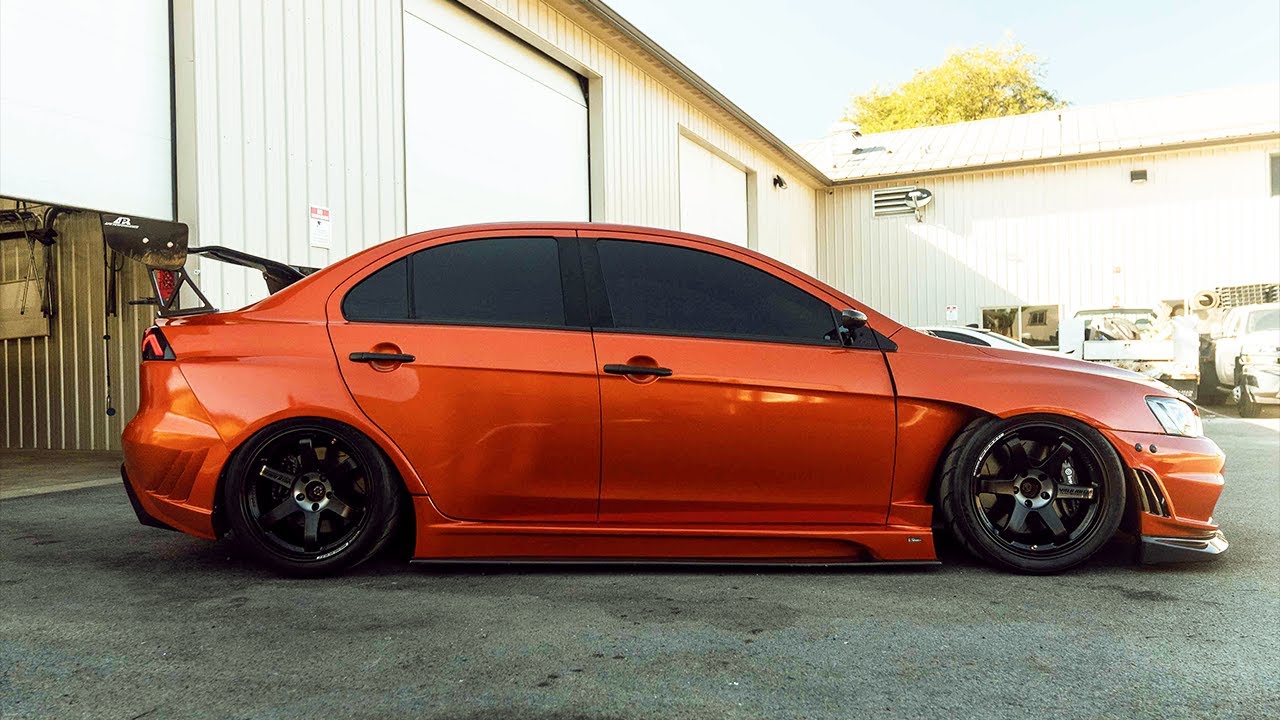 The Holy Grail of Wheels! Widebody Evo X 🔥 Fitment - YouTube