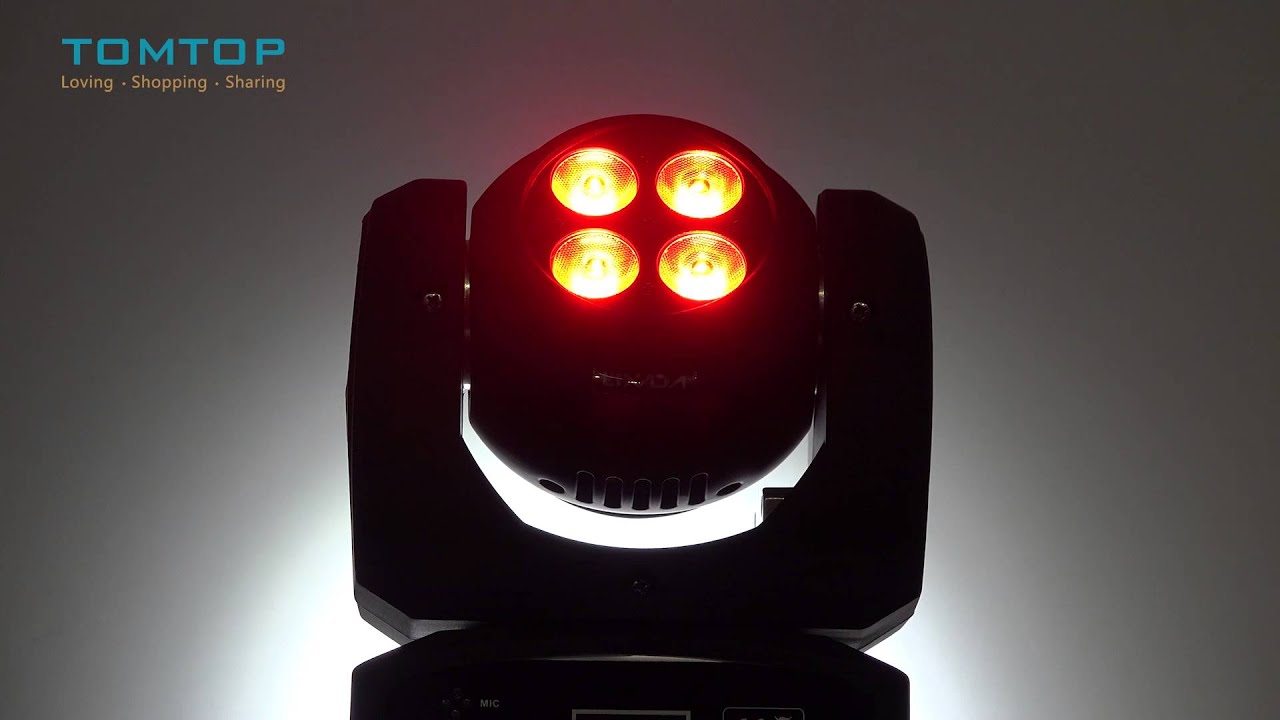 LIXADA Infinite Rotating Moving Head LED Stage Pattern Lamp for Indoor ...