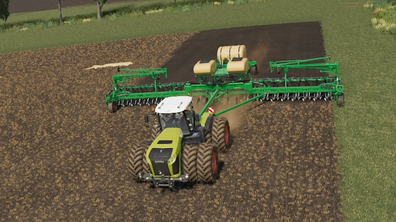 LakeLand Vale Ep#4 | Planting, Straw Bales | FS19 Timelapse | Farming ...