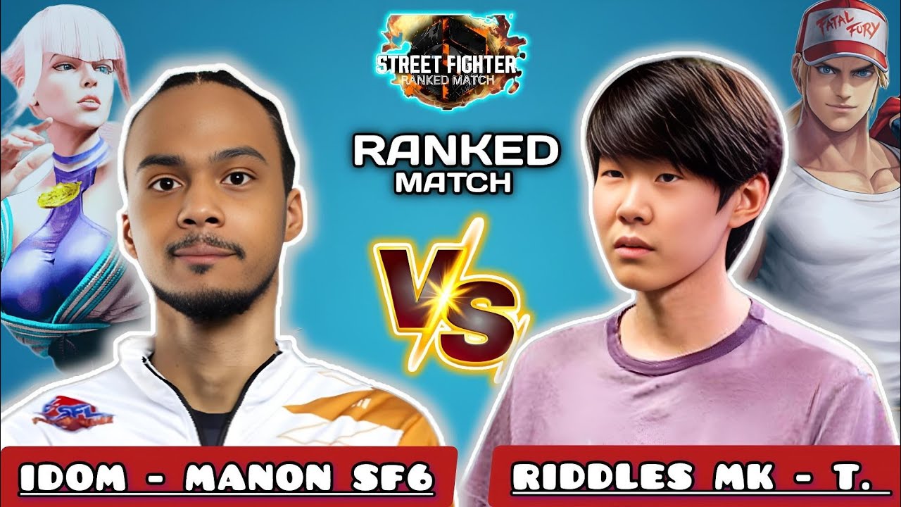 SF6 iDom ( Manon ) VS Riddles MK ( Terry ) High Level Gameplay - YouTube