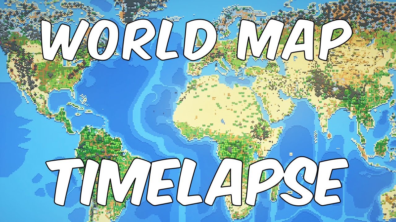 WorldBox Time Lapse - World Map - YouTube