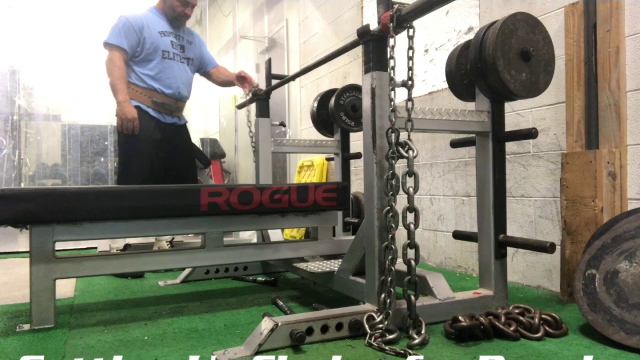 Chain Set Up for Bench - YouTube