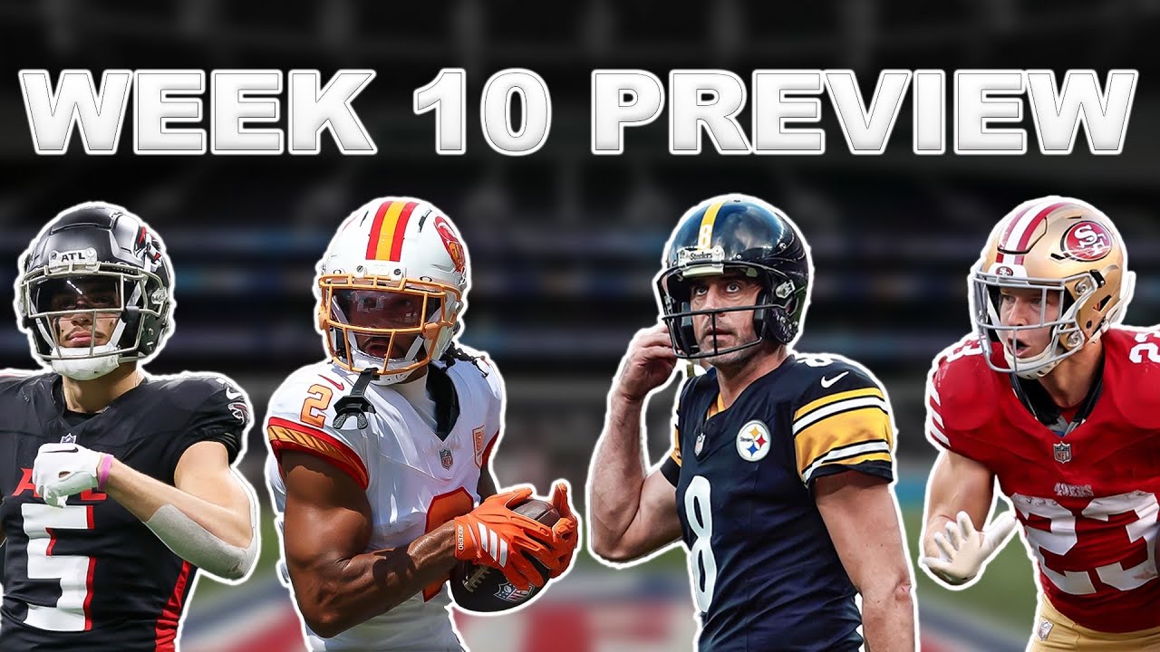 Week 10 Sunday NFL Game Previews (In-Depth Football Statistical ...