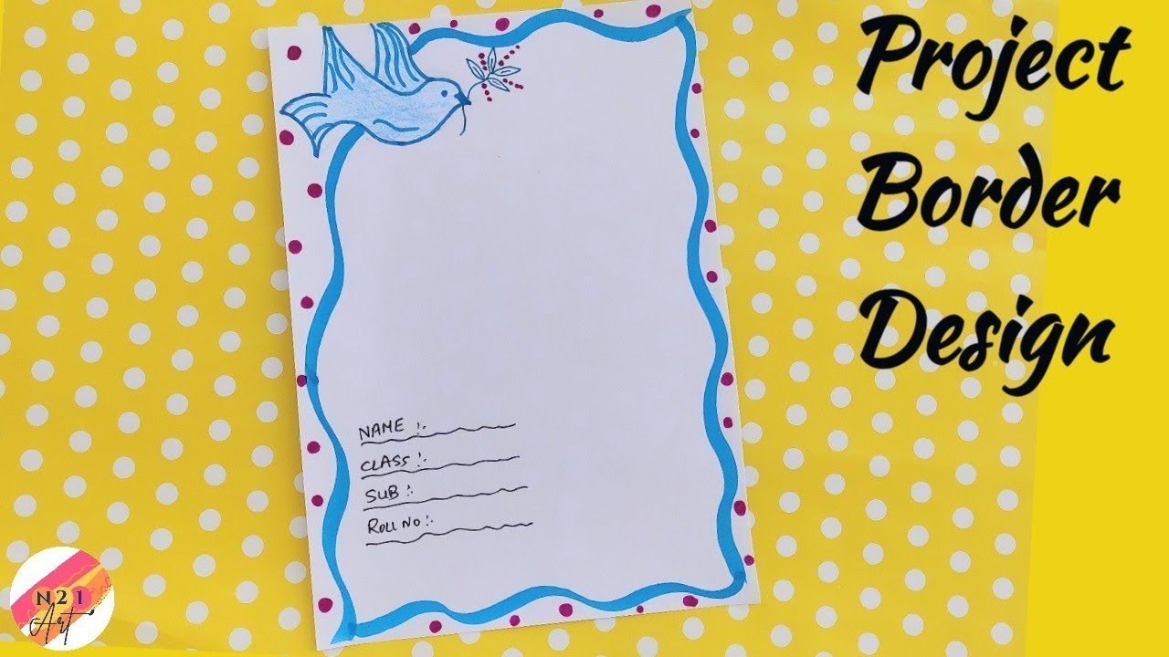 Bird 🕊️🕊️🐦🐦 Project Border Design | Project Border Design| Front Page ...
