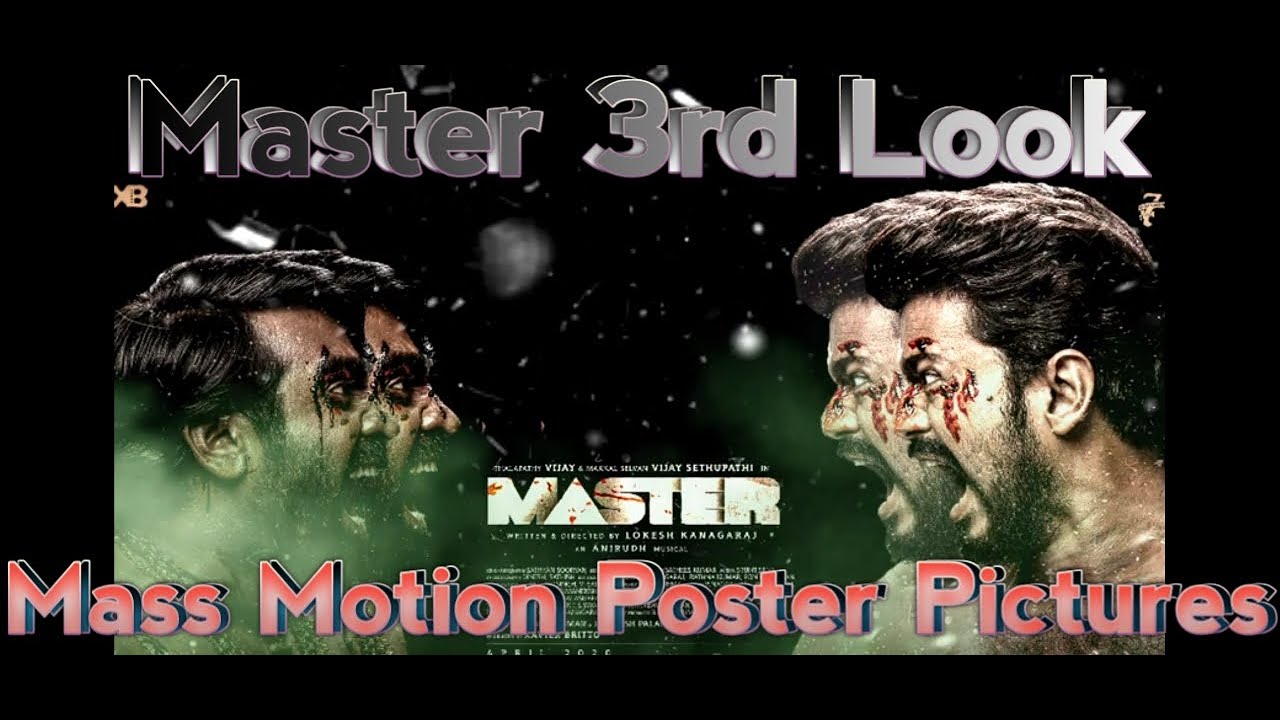 Master 3rd Look Motion Poster Pictures/ Thalathalapathy Vijay/Makkal ...