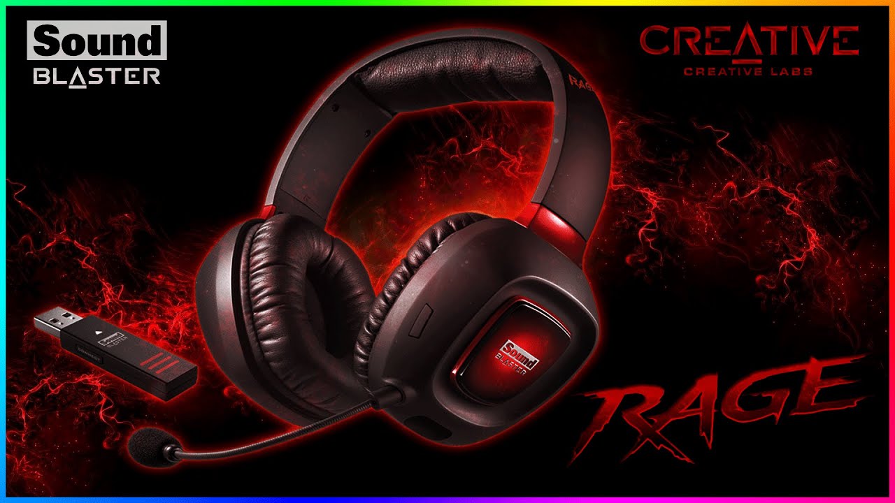 🔥 Słuchawki Creative SoundBlaster Tactic 3D Rage Wireless V2.0 🔥 - YouTube
