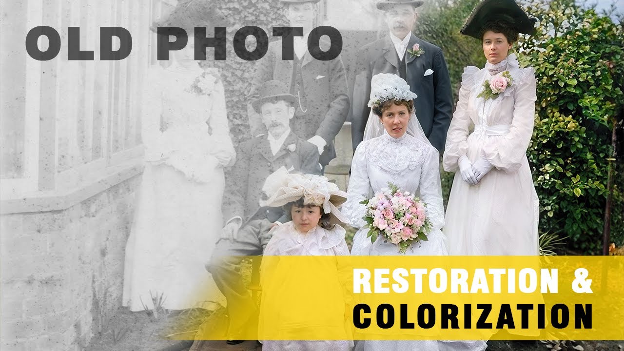Photo restoration and colorization short fade :) - YouTube
