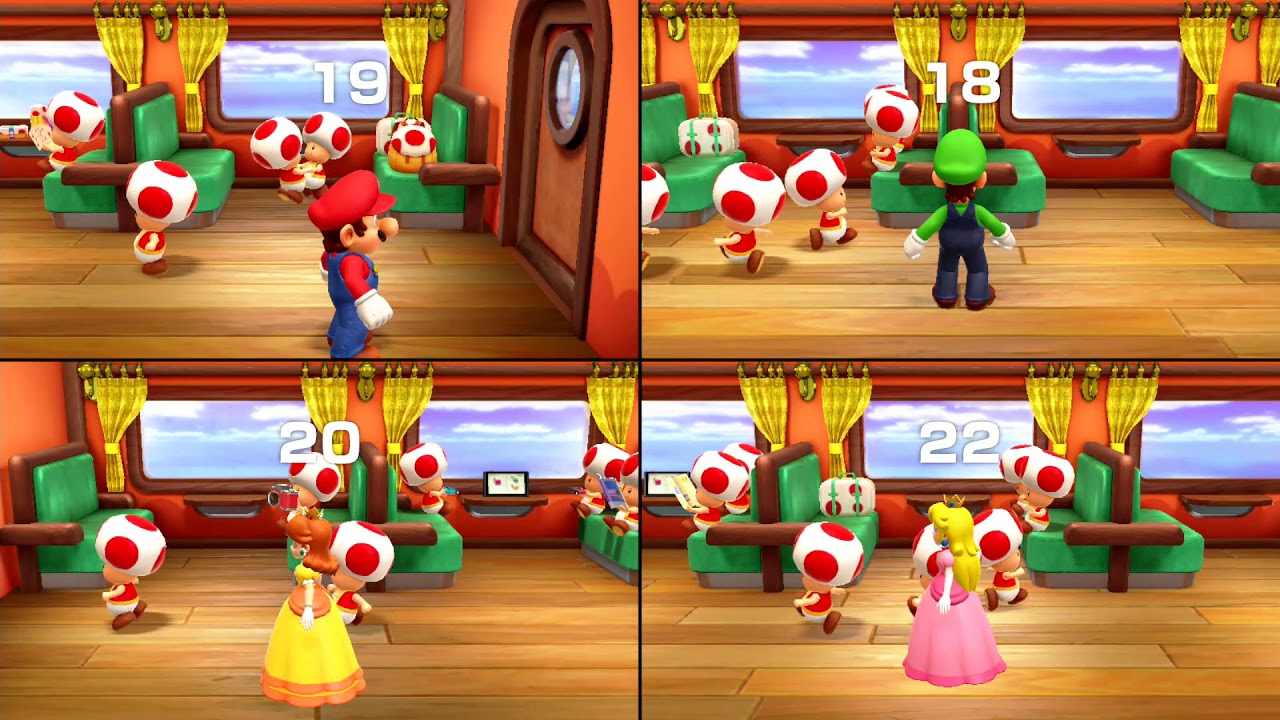 SUPER MARIO PARTY - ALL MINI GAMES - parte 2 - YouTube
