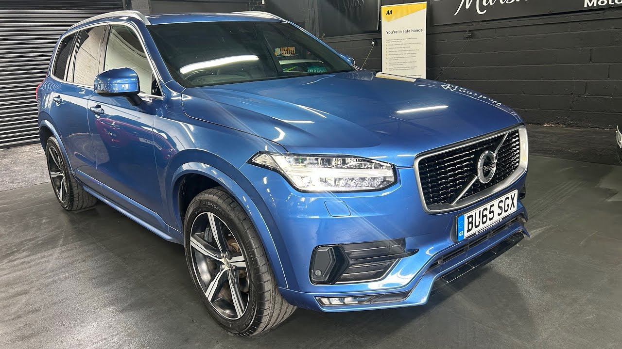 2015/65 Volvo XC90 2.0D R-Design D5 Euro6 Auto 7 seats ( Bursting Blue ...