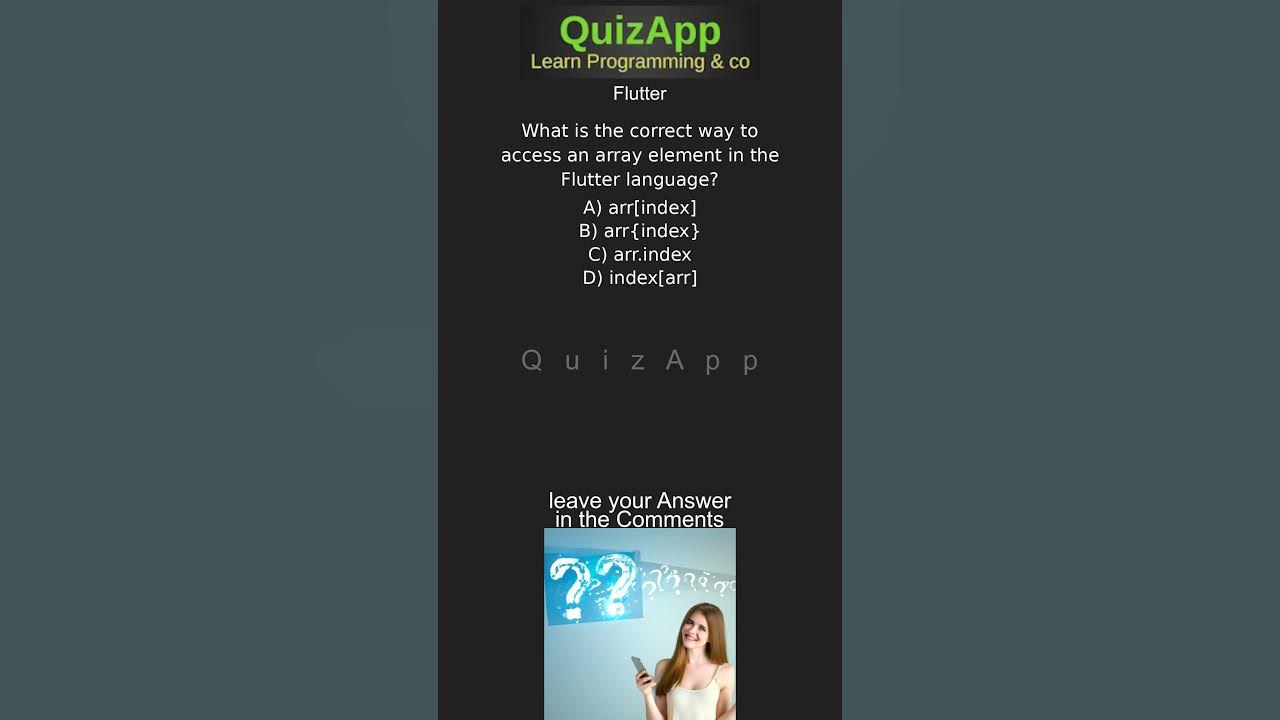 Flutter What is the correct way to access an array element in the Flutter language - YouTube