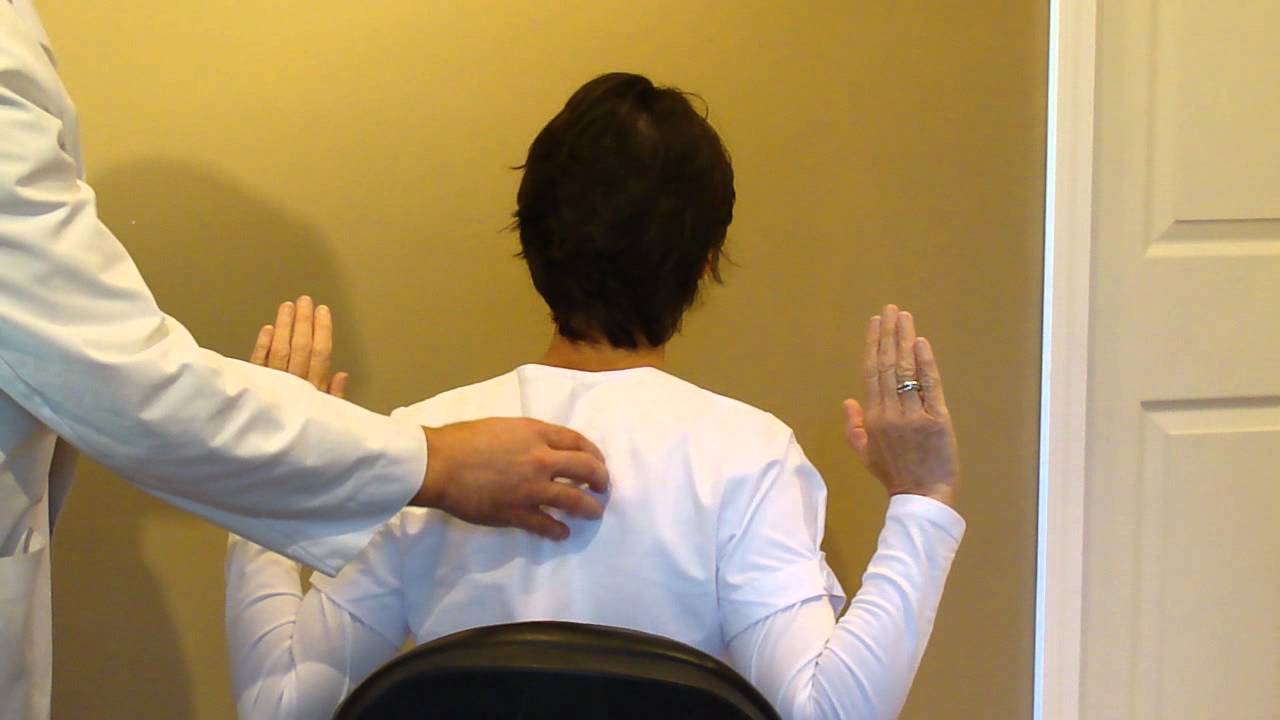 Dr White Rehab Shoulder Squeeze - YouTube