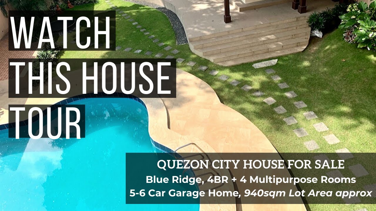 Quezon City House for Sale in Blue Ridge, QC House Tour - YouTube