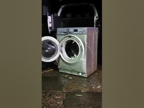 Hotpoint washing machine DESTRUCTION - YouTube