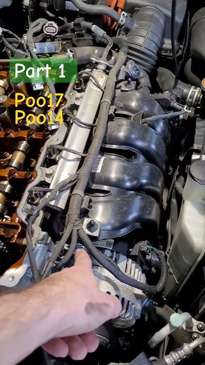 KIA cam crank correlation p0014 p0017 p0018 #automotive #mechanic #diy #howto #autorepair - YouTube