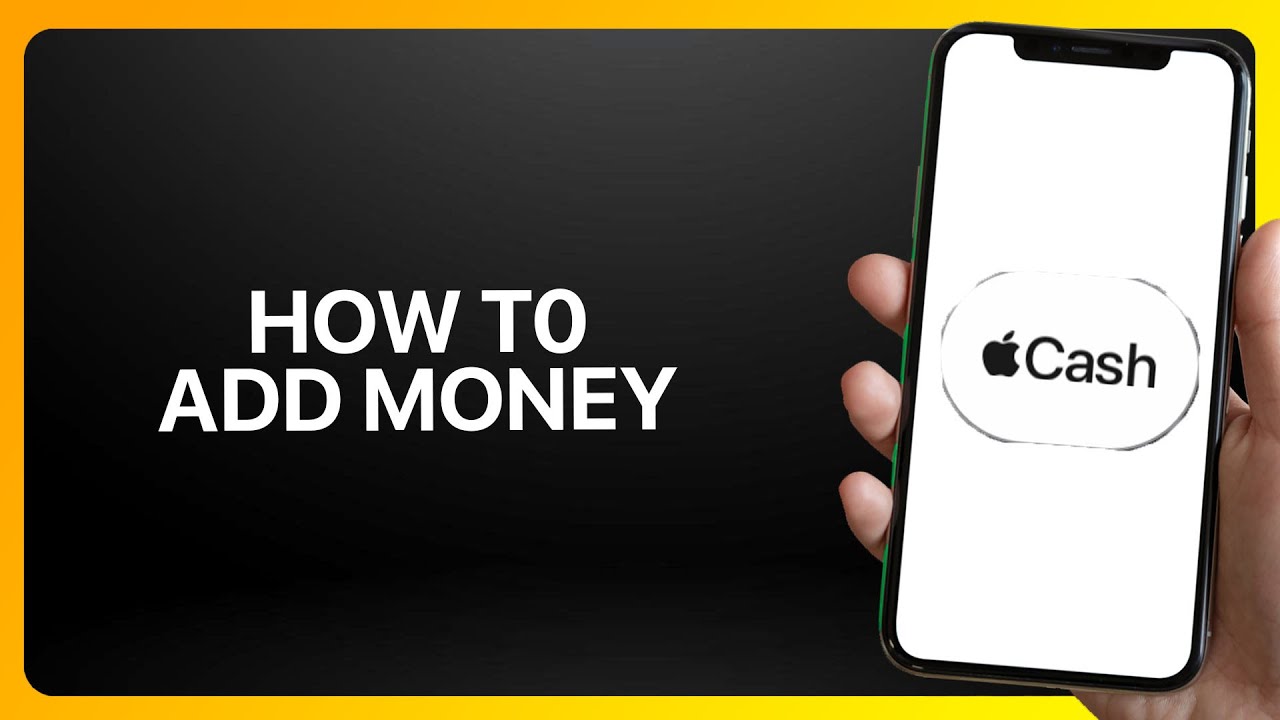 How To Add Money To Apple Cash ! Tutorial - YouTube