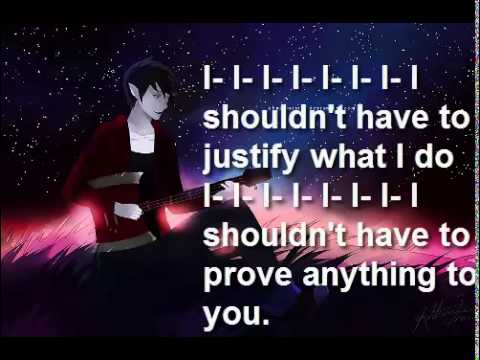 Marshall lee - i'm just your problem LYRICS - YouTube