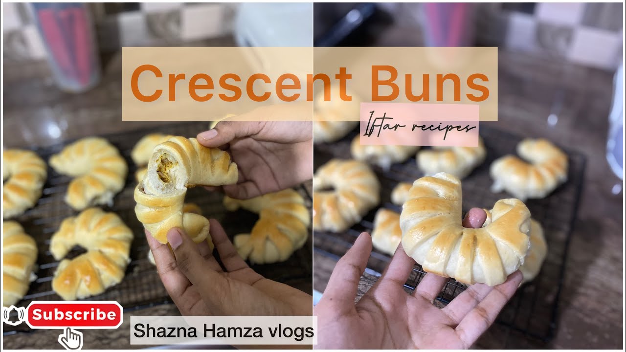 Crescent Buns | Iftar Recipes | Shazna Hamza Vlogs - YouTube