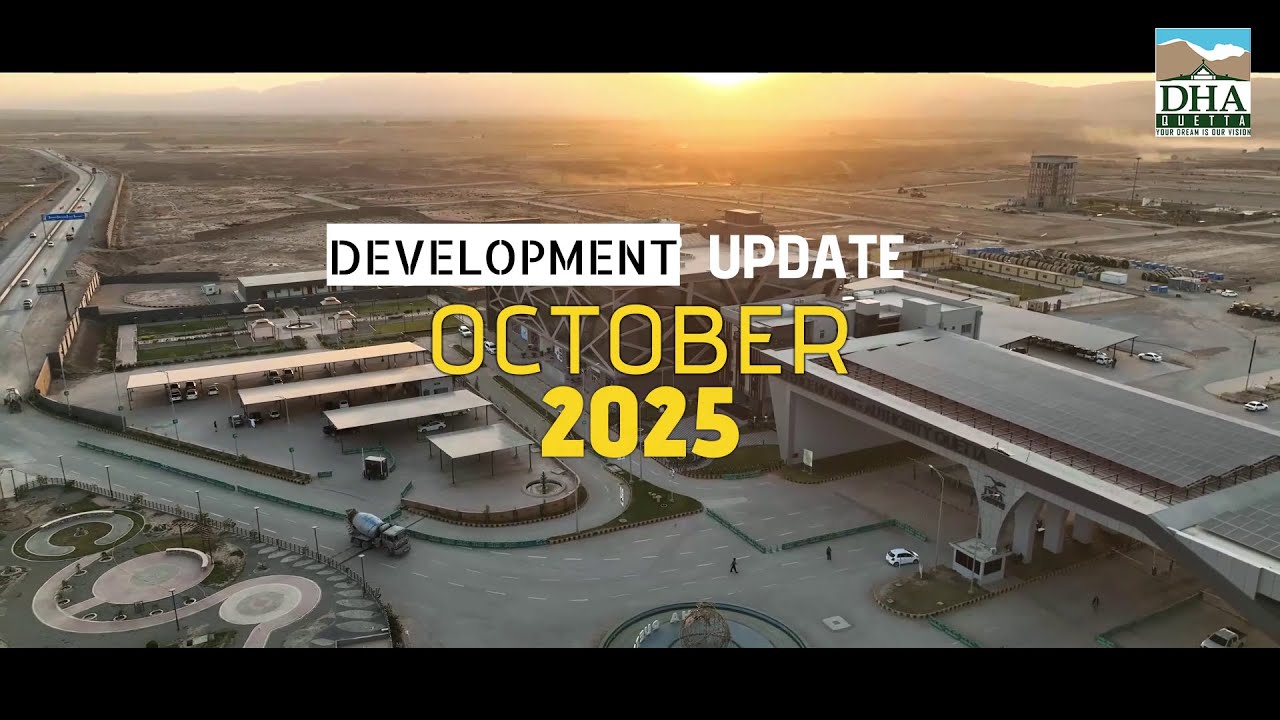 DHA Quetta Development Update - YouTube