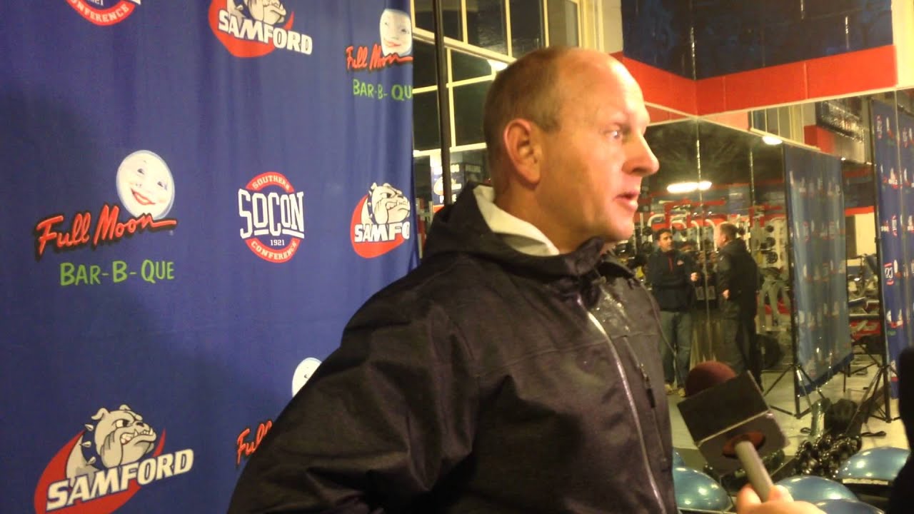 Samford head coach Chris Hatcher following win over Clark Atlanta - YouTube