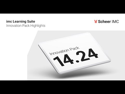 imc Learning Suite: Innovation Pack 14.24 (English) - YouTube