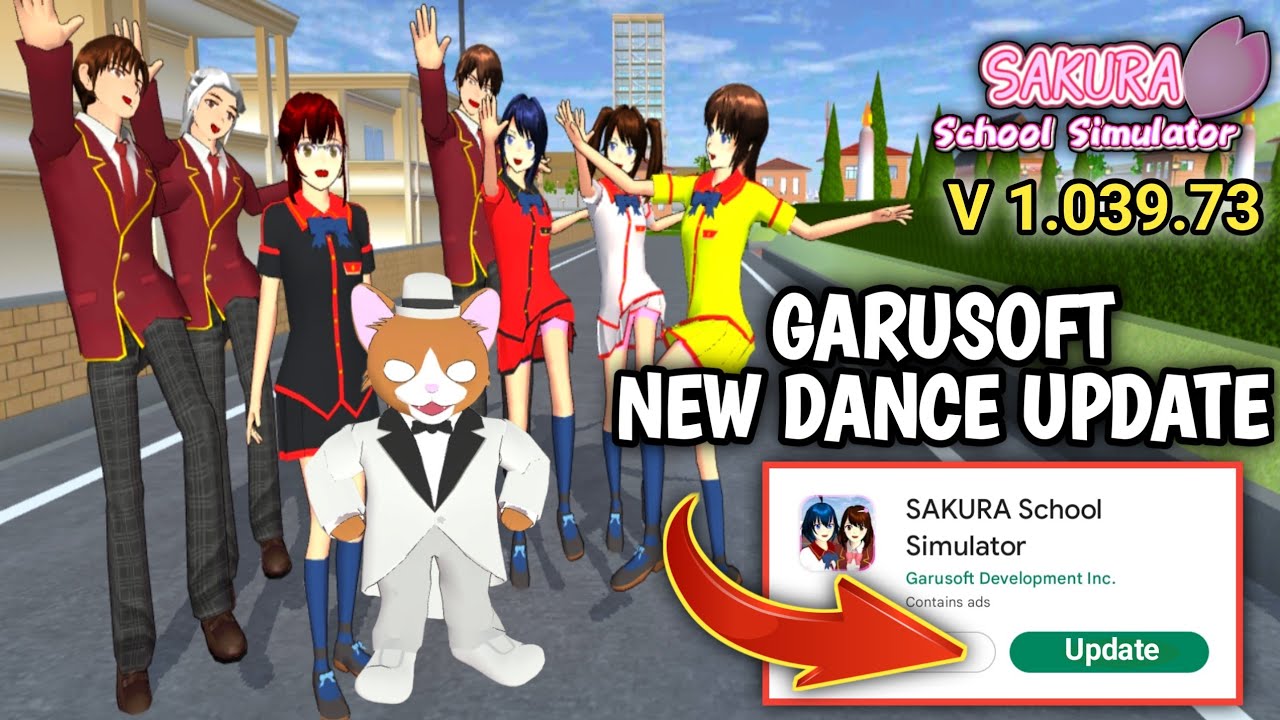 NEW UPDATE SAKURA‼️ Bagi-bagi 145 Pose Dance Baru Sakura School ...