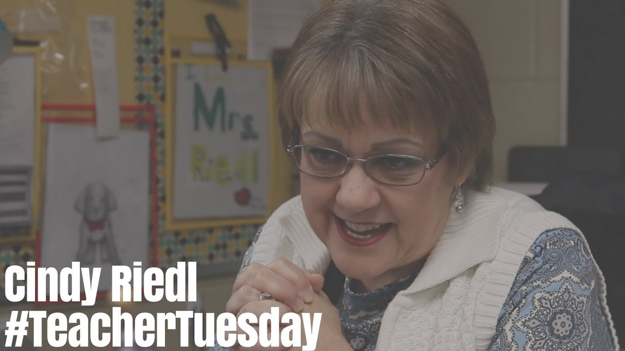 #TeacherTuesday | Cindy Riedl - YouTube
