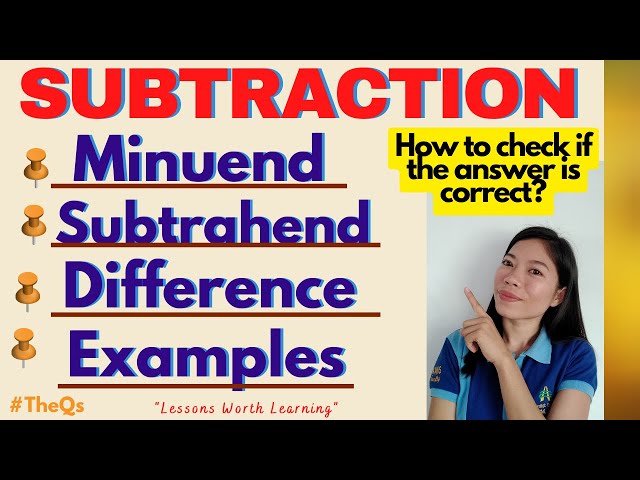 Subtrahend