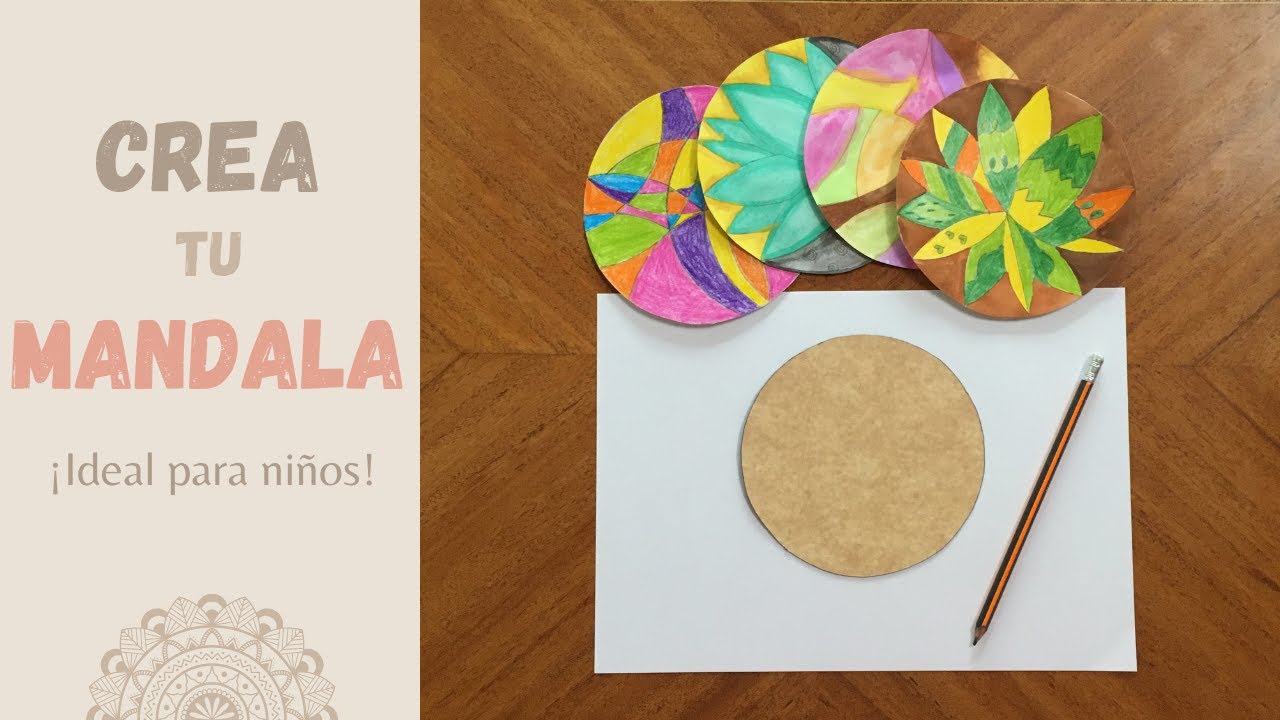 Crea tu mandala ¡Ideal para niños! - YouTube
