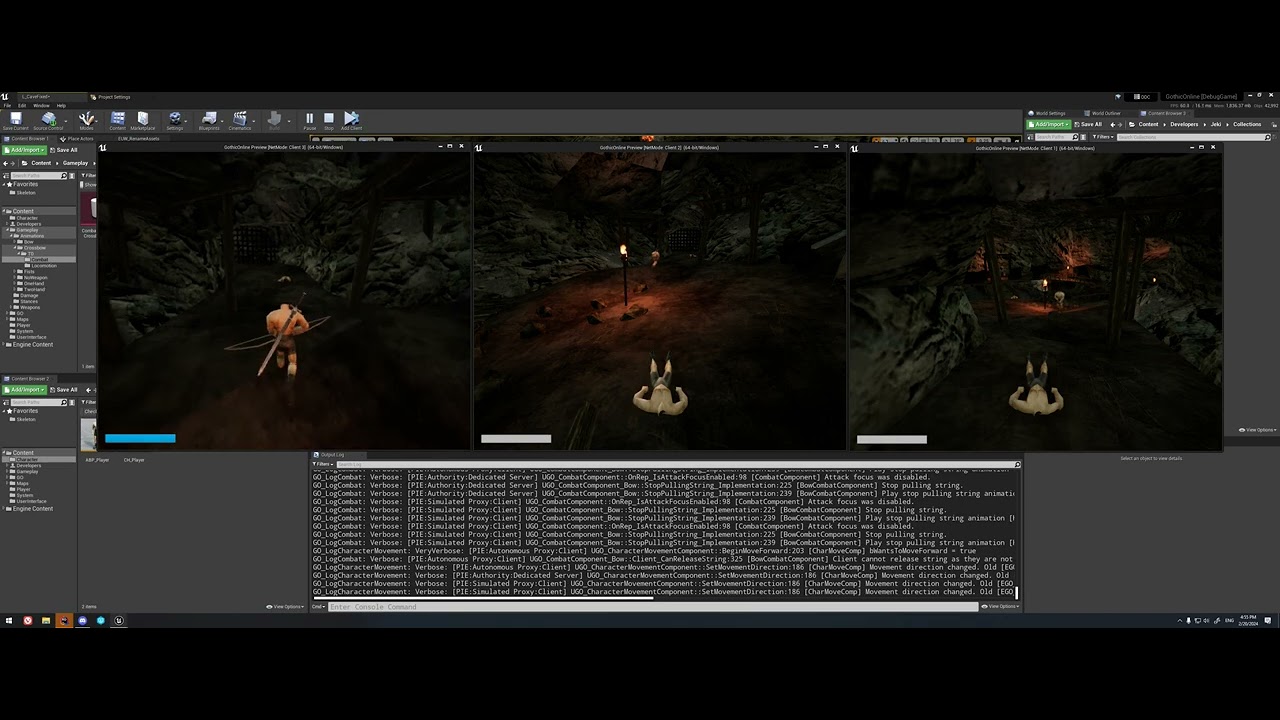 UE4 Gothic II Port Combat Prototype - YouTube