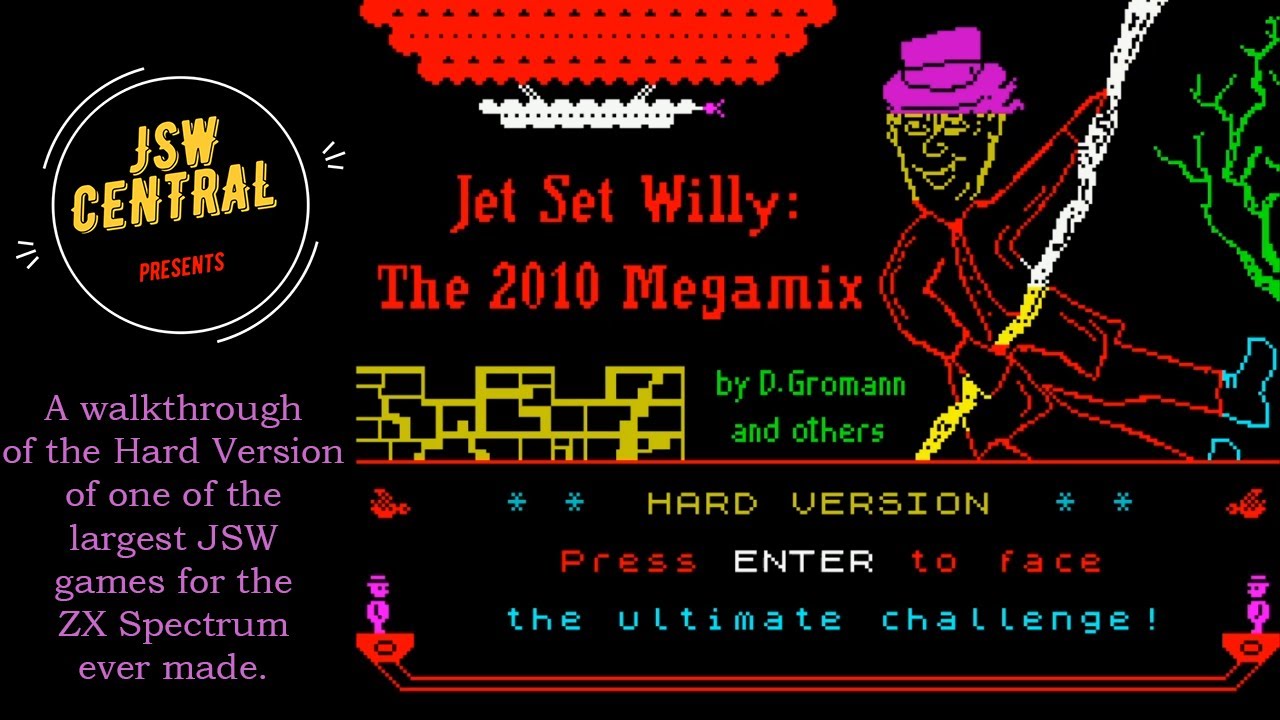 Jet Set Willy: The 2010 Megamix (Hard Version) walkthrough | ZX ...