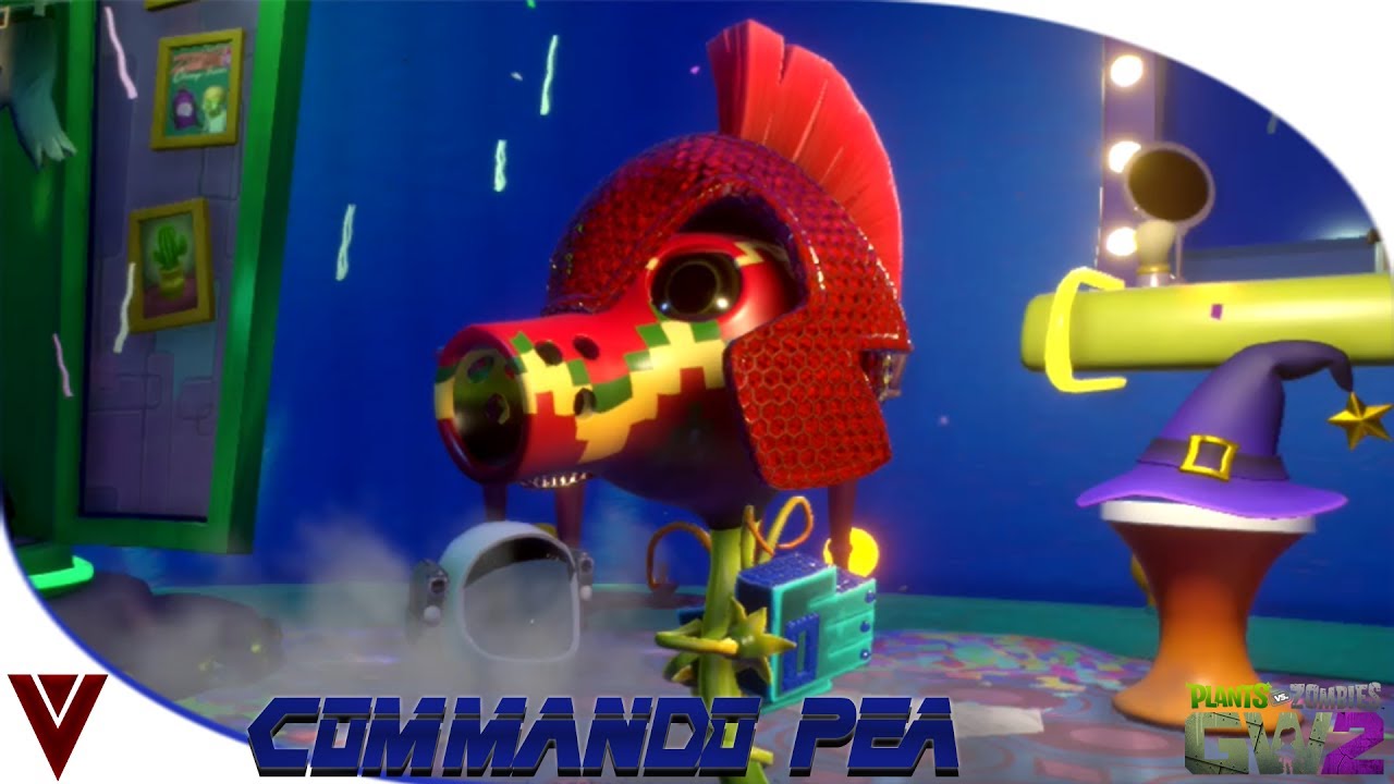 Plants Vs Zombies Garden Warfare 2 Gems - Commando Pea - YouTube