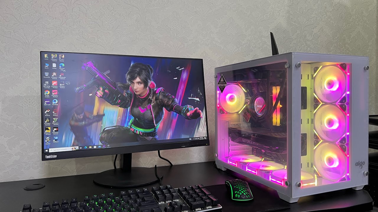 ASUS ROG STRIX Gaming Pc i7-10700 Gen With RTX 3080 With DarkFlash C285 ...