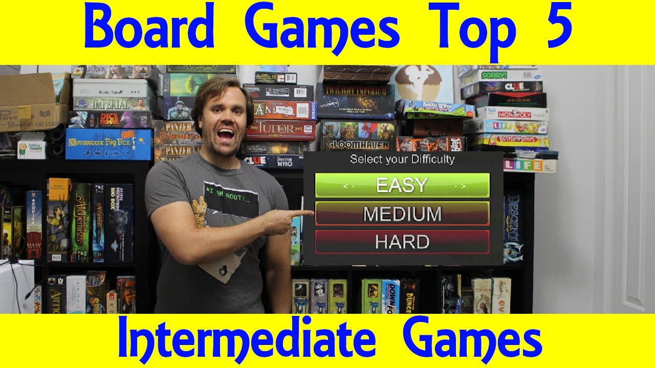 Top 5 Intermediate Board Games - YouTube