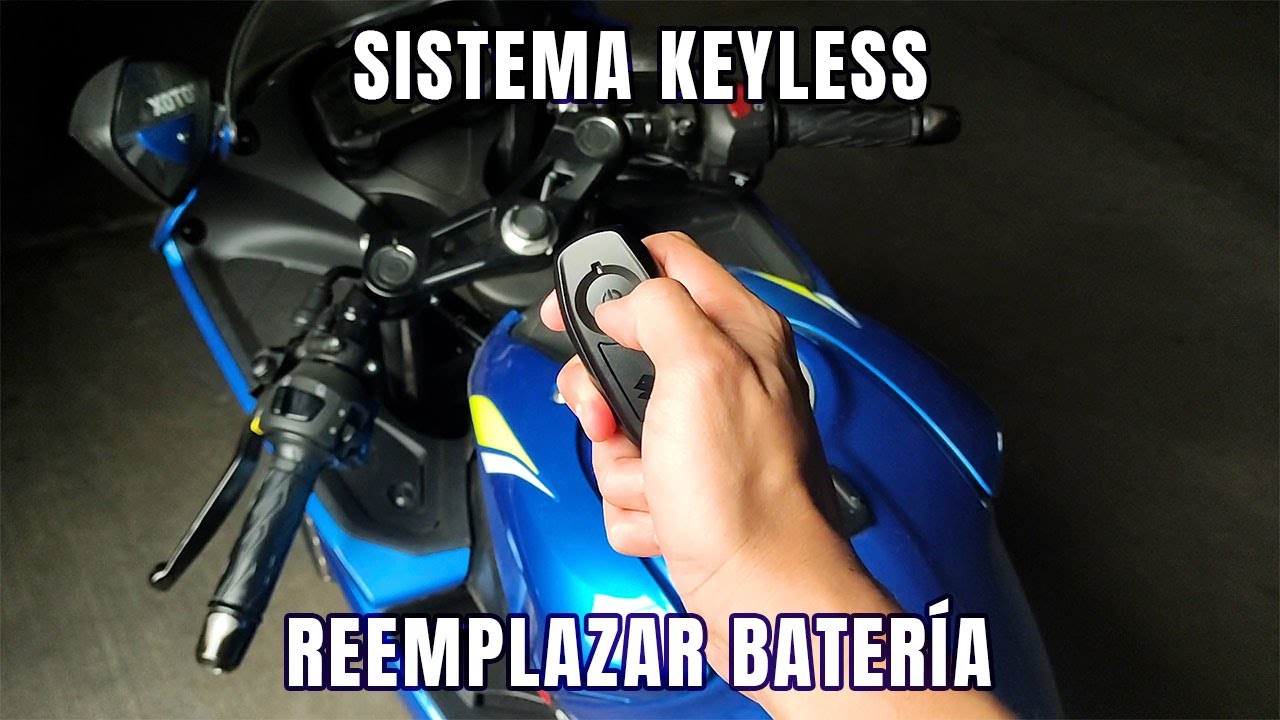 Todo sobre el sistema KEYLESS y cambiando su batería | GSX-R150 - YouTube