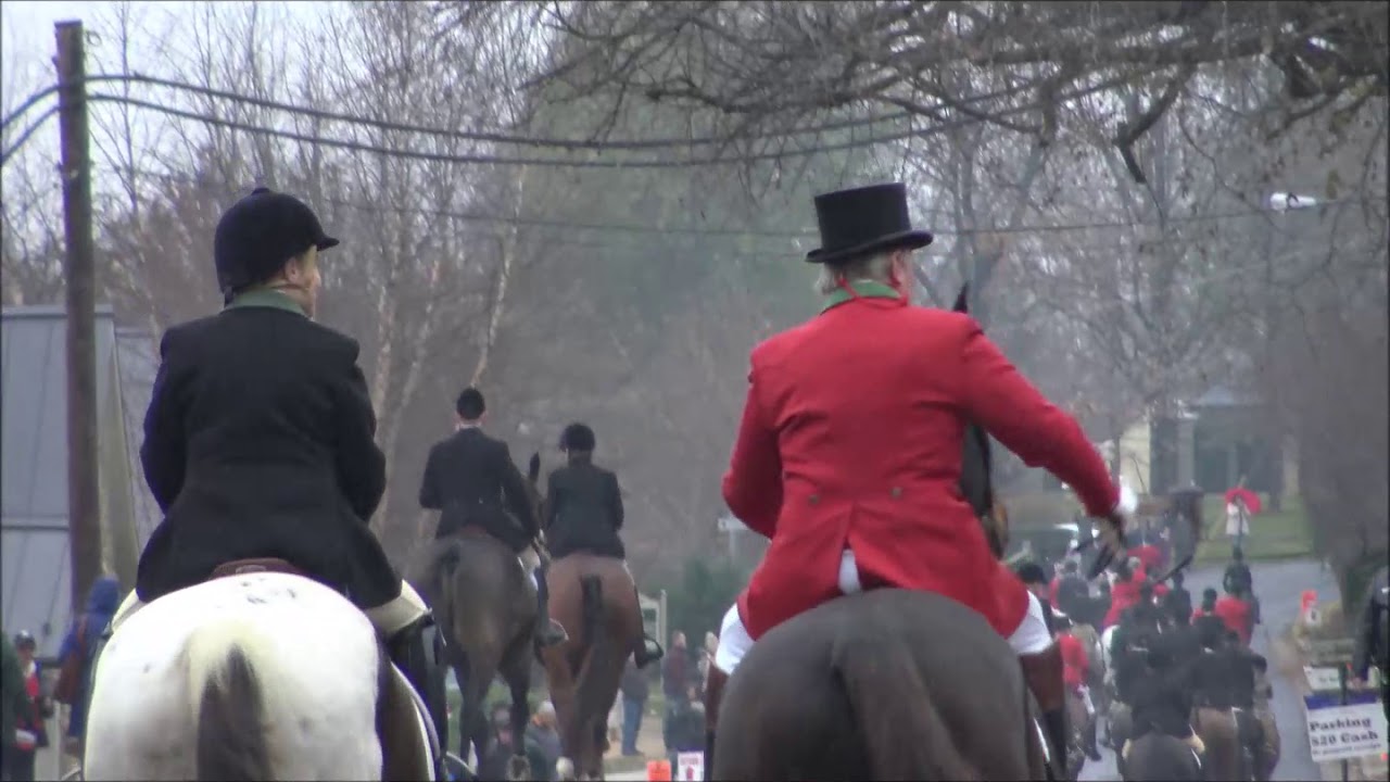 Middleburg Hunt Parade 2018 - YouTube