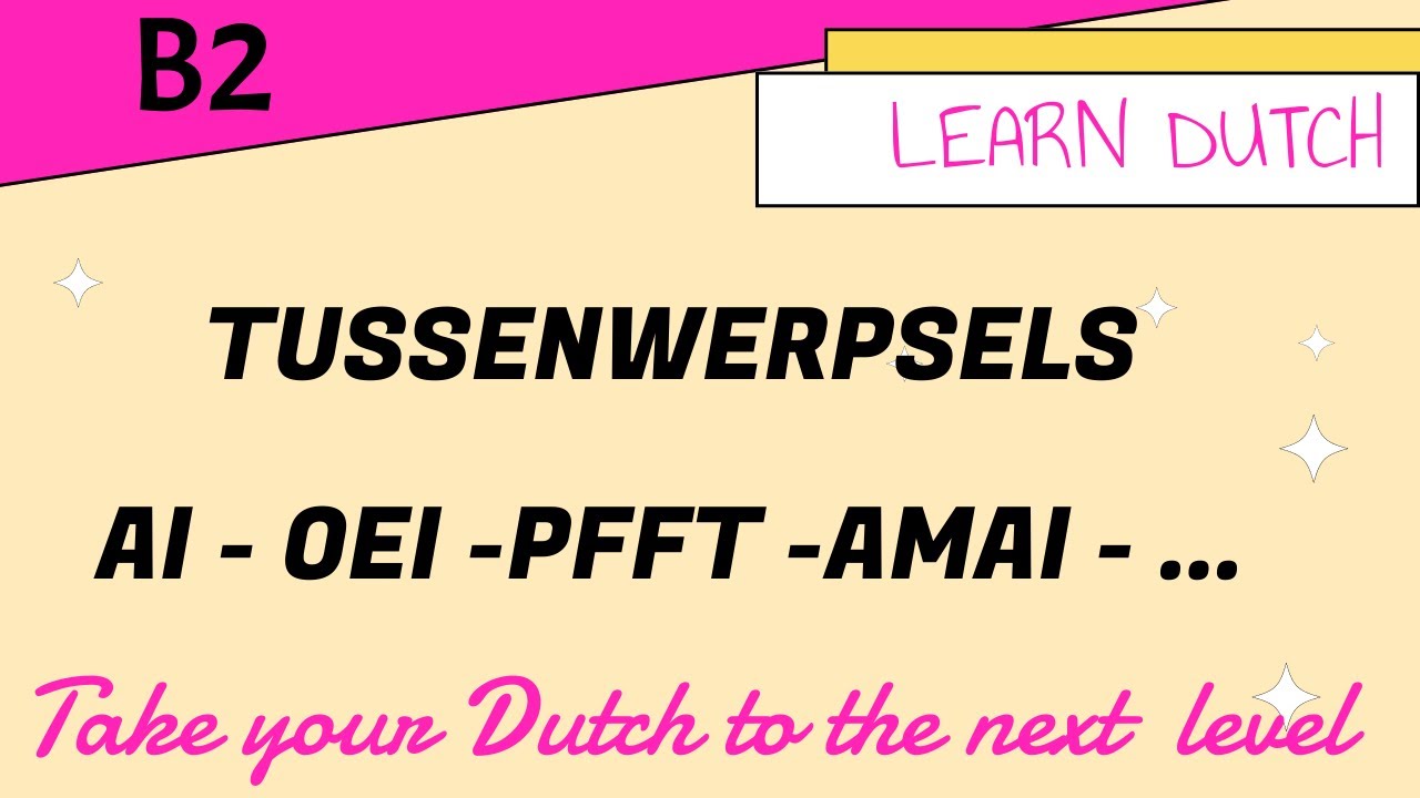 💥💥 TUSSENWERPSEL 💥💥 - YouTube