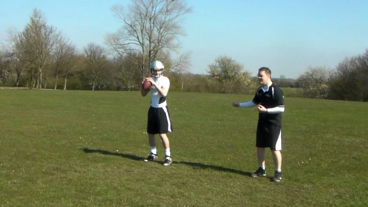 Quarterback Dropback - YouTube