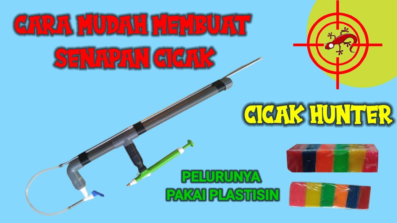 bikin senapan cicak sendiri - YouTube
