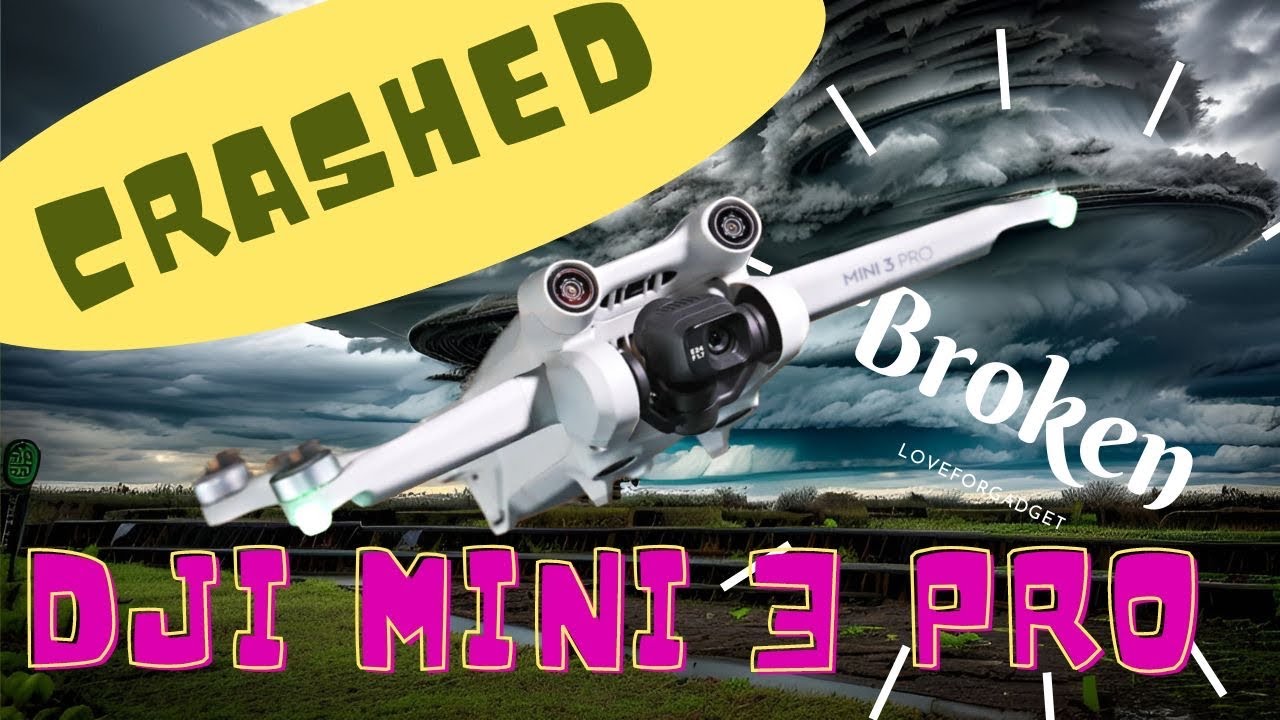 CRASHED and BROKEN: Novice Flies DJI Mini 3 Pro Into a Tree - YouTube