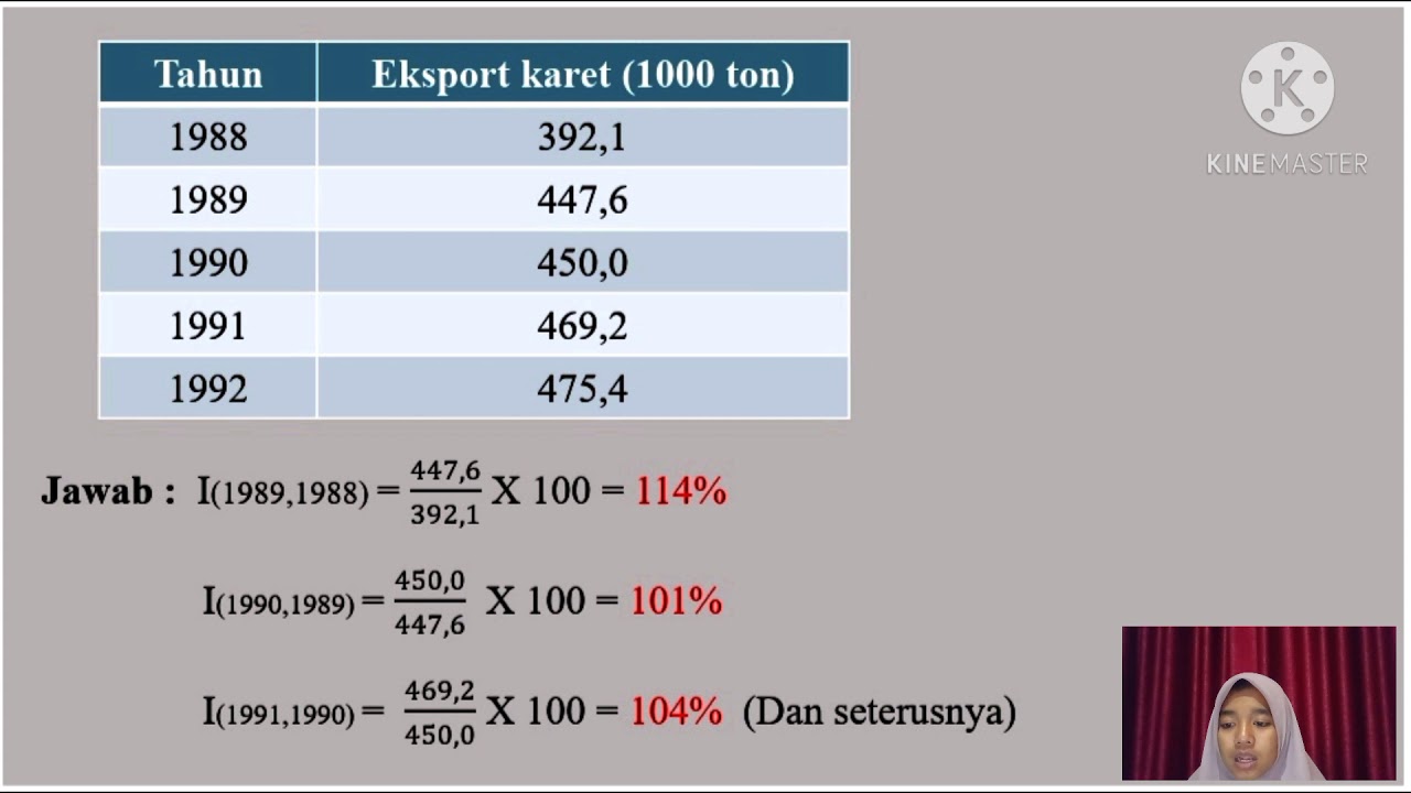 STATISTIK "ANGKA INDEKS RANTAI" KELOMPOK 7. - YouTube