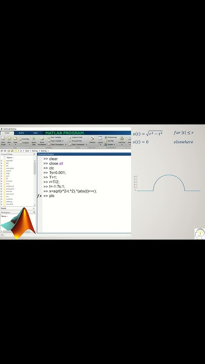 Generating a Circular Pulse in MATLAB - short - YouTube