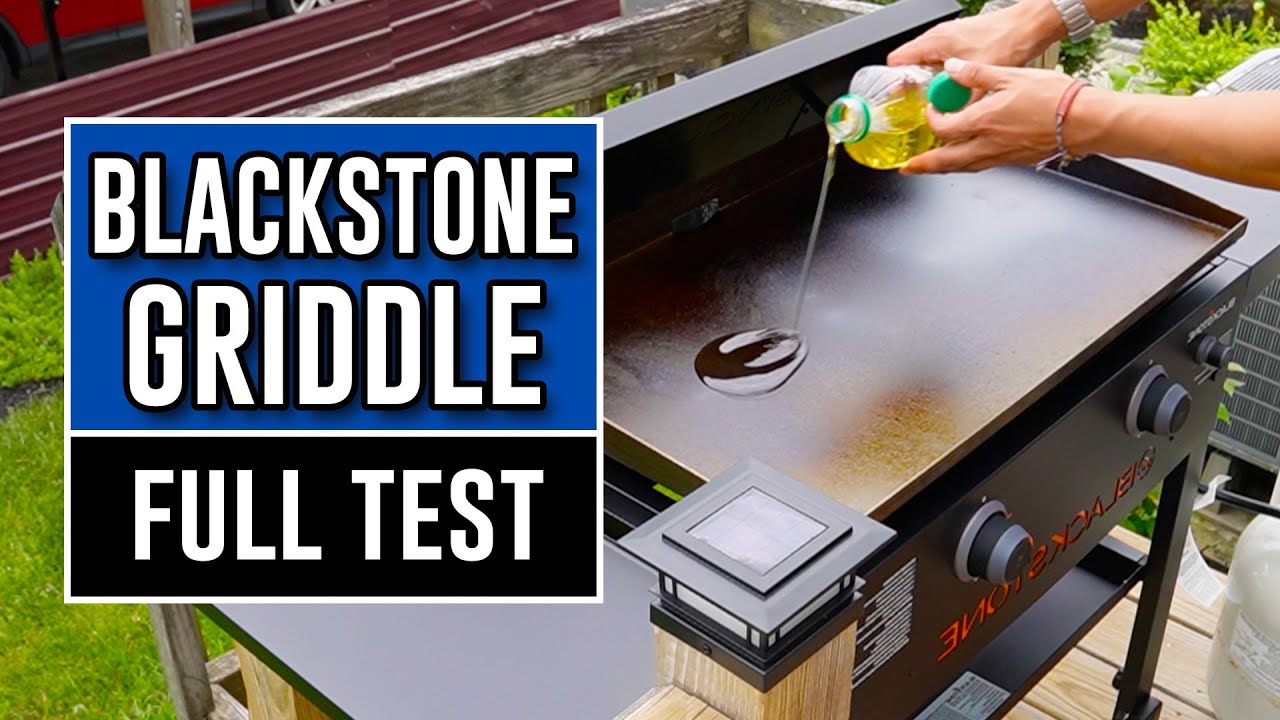 Blackstone 28 inch Griddle Full Setup | How To Season - YouTube