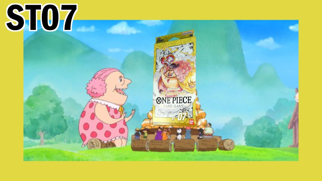 ST07, The Big Mom Pirates! - One Piece TCG Starter Deck Showcase - YouTube