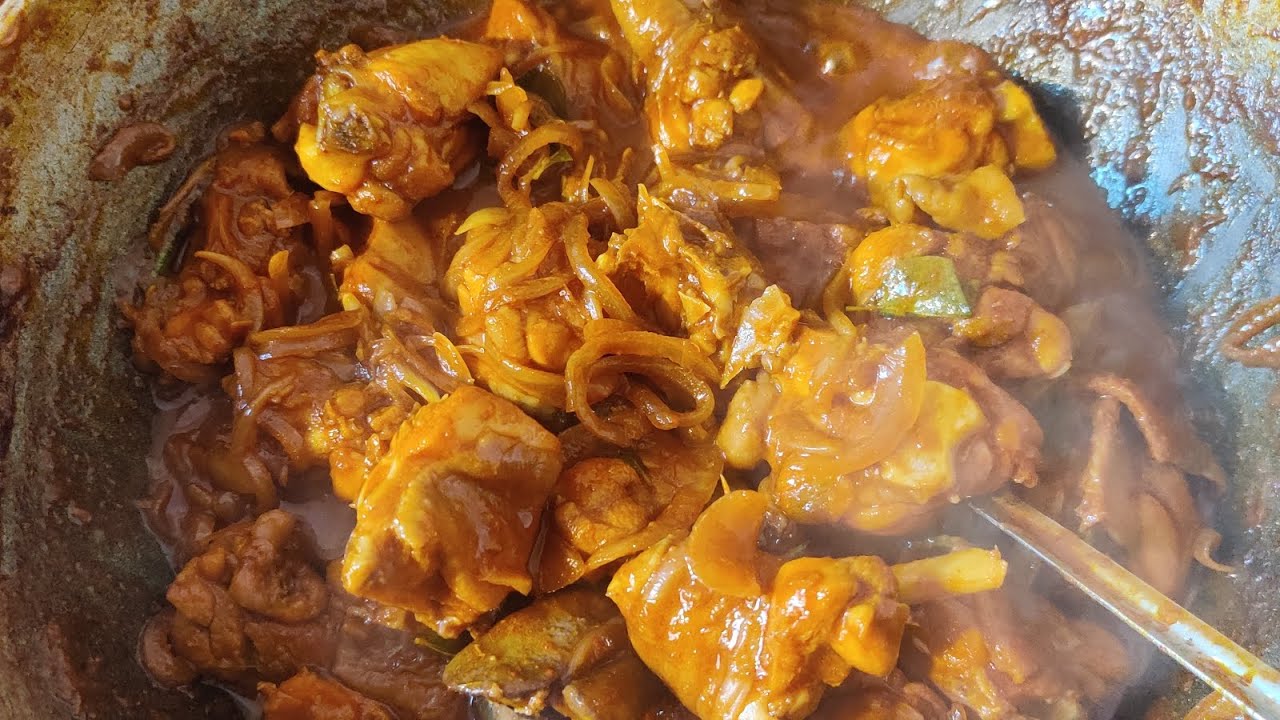 Chicken white fry - YouTube