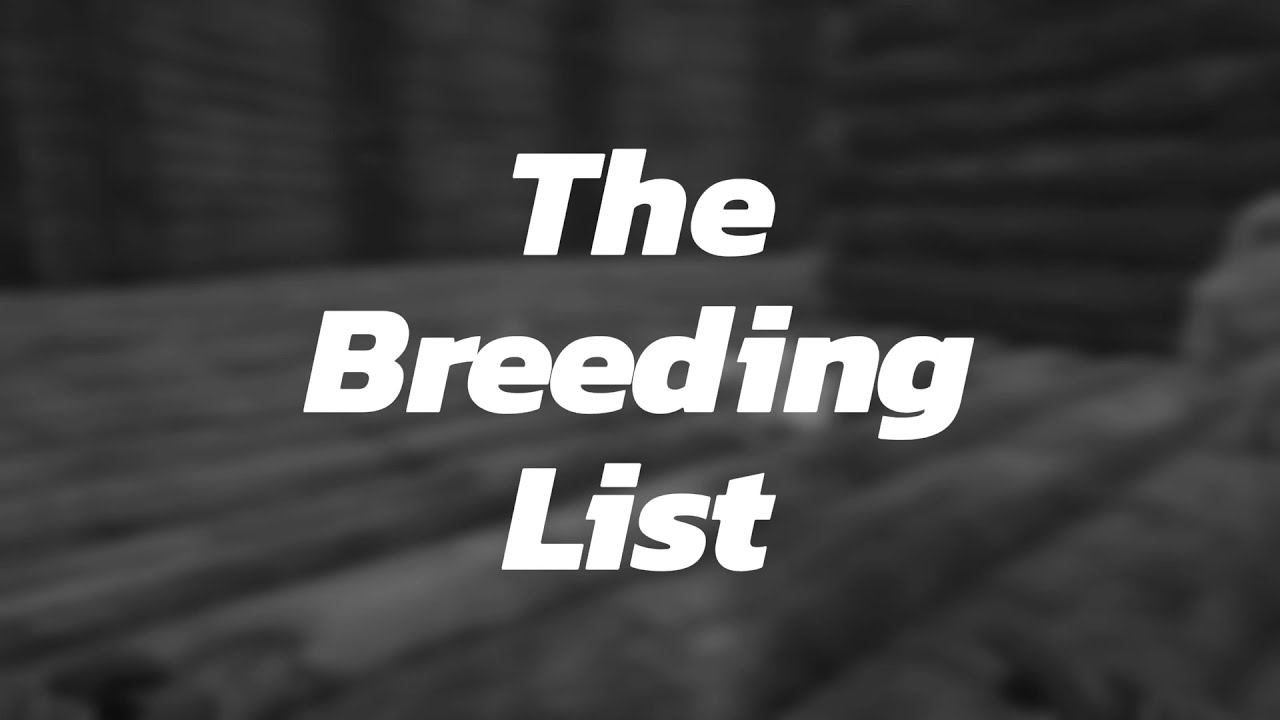 The Breeding List - (Great Divide RP) - YouTube